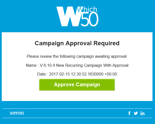 Activity Approval – WHICH50 HELP CENTRE